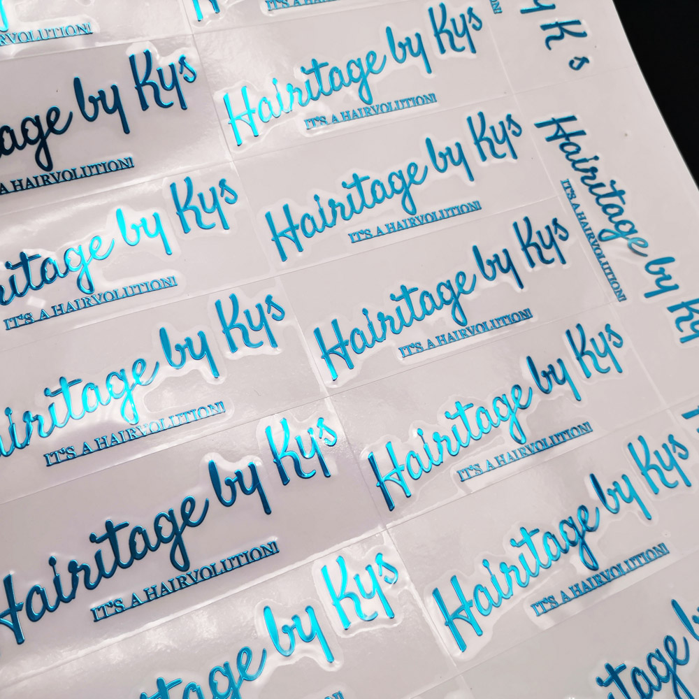 3D Metal Small Custom Decals