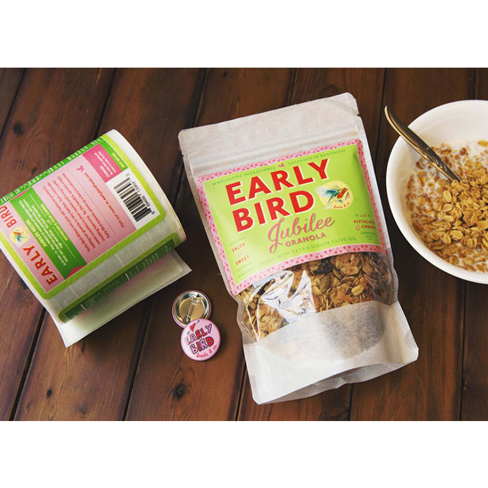 Adhesive Food Packaging Sticker Roll