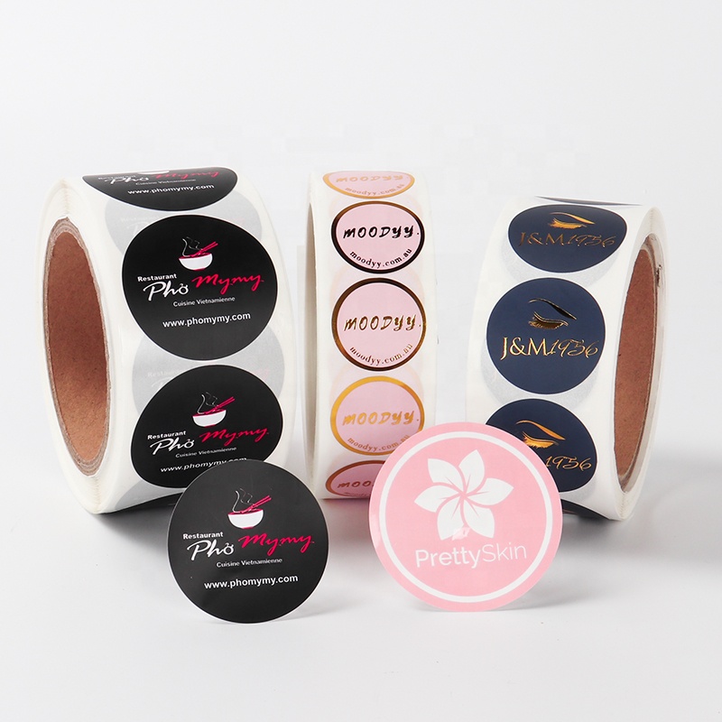 Cosmetic Clear Bottle Sticker Roll