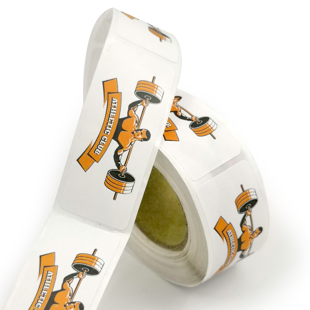 Custom Logo Stickers Roll