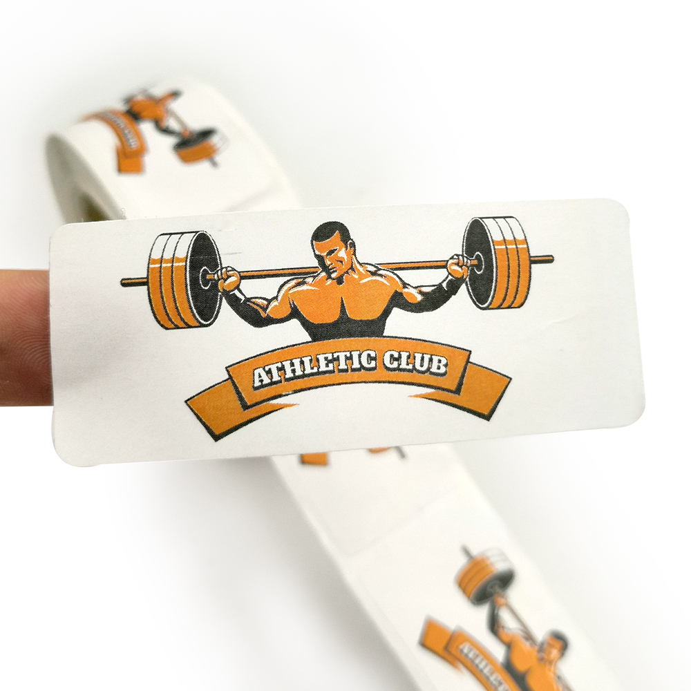 Custom Logo Stickers Roll