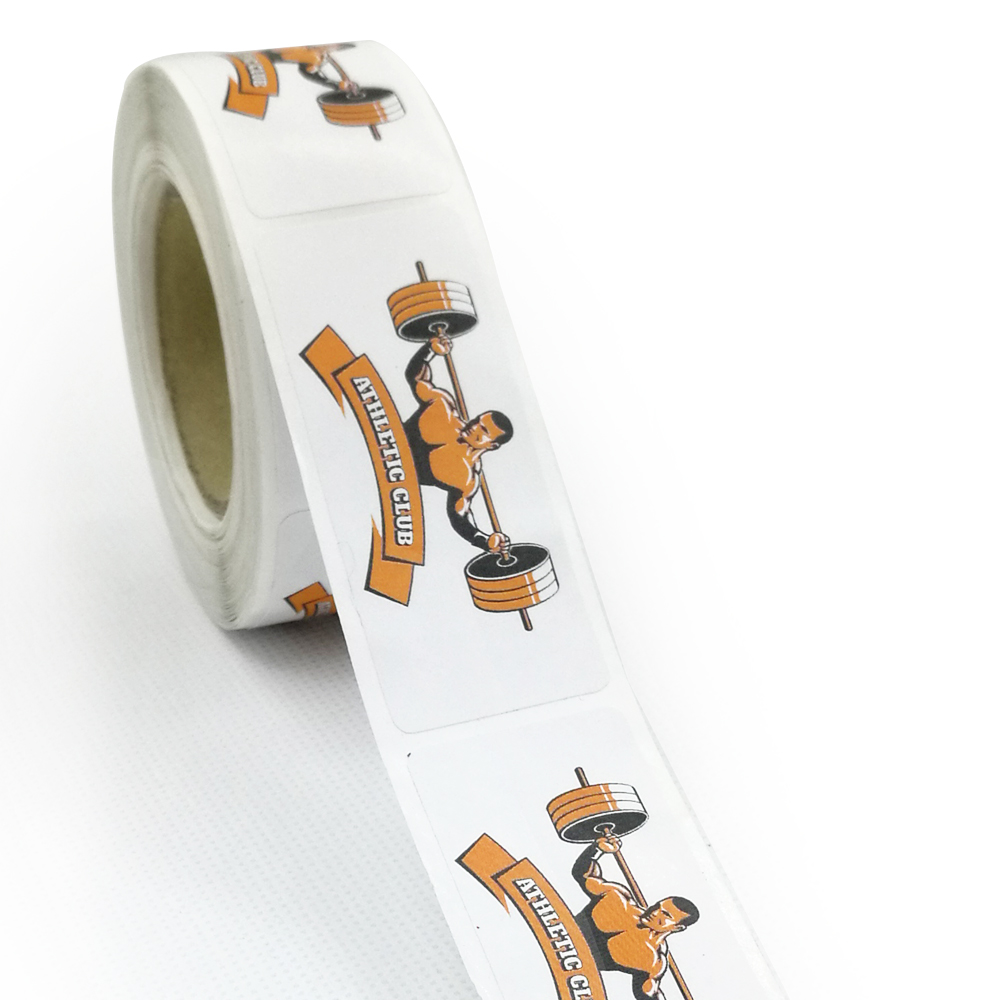 Custom Logo Stickers Roll