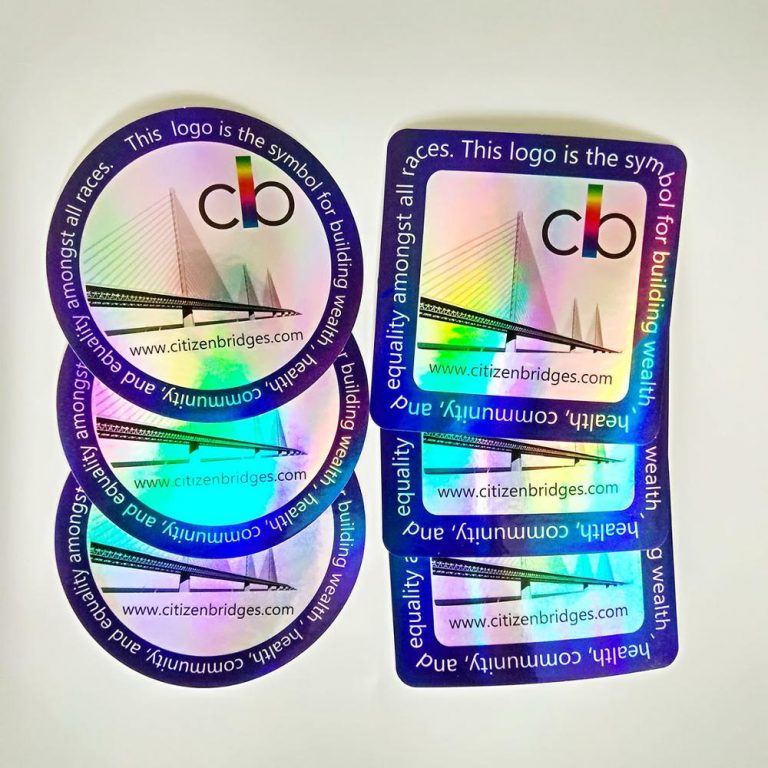 Die Cut Hologram Laser Sticker