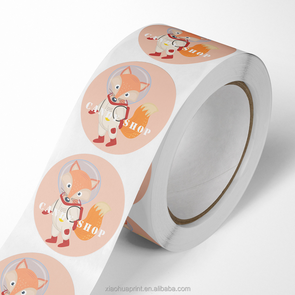 Factory Supply Low MOQ Sticker Roll