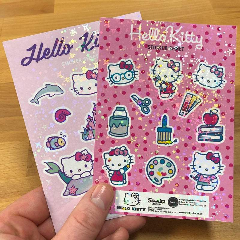 Glossy Matte Transparent Sticker Sheet