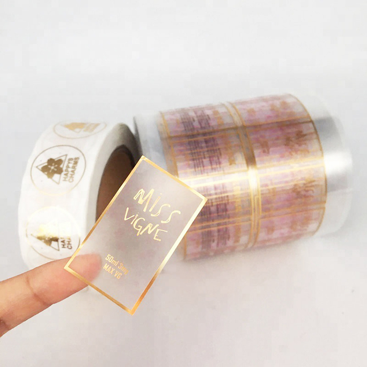 Gold Foil Label Sticker Roll
