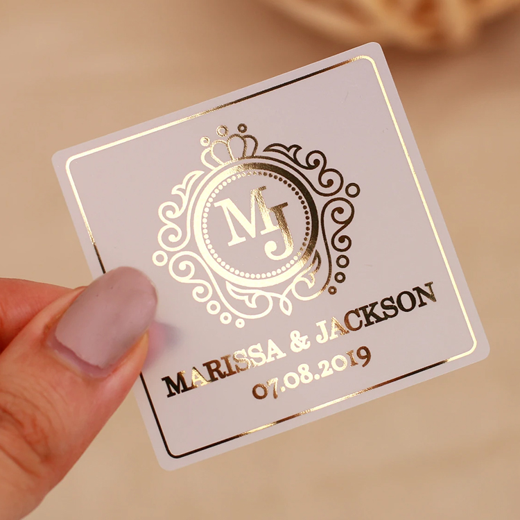 How to custom hot stamping stickers? Wholesale supply hot stamping ...