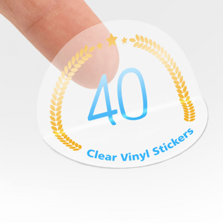 Label Logo Vinyl Sticker Printing