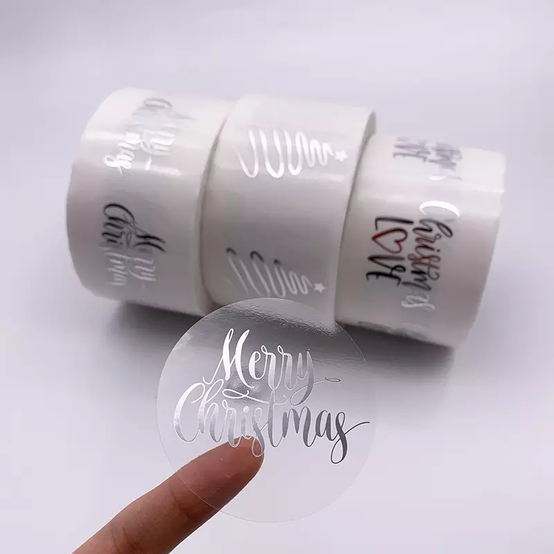 Logo Round Stickers Roll