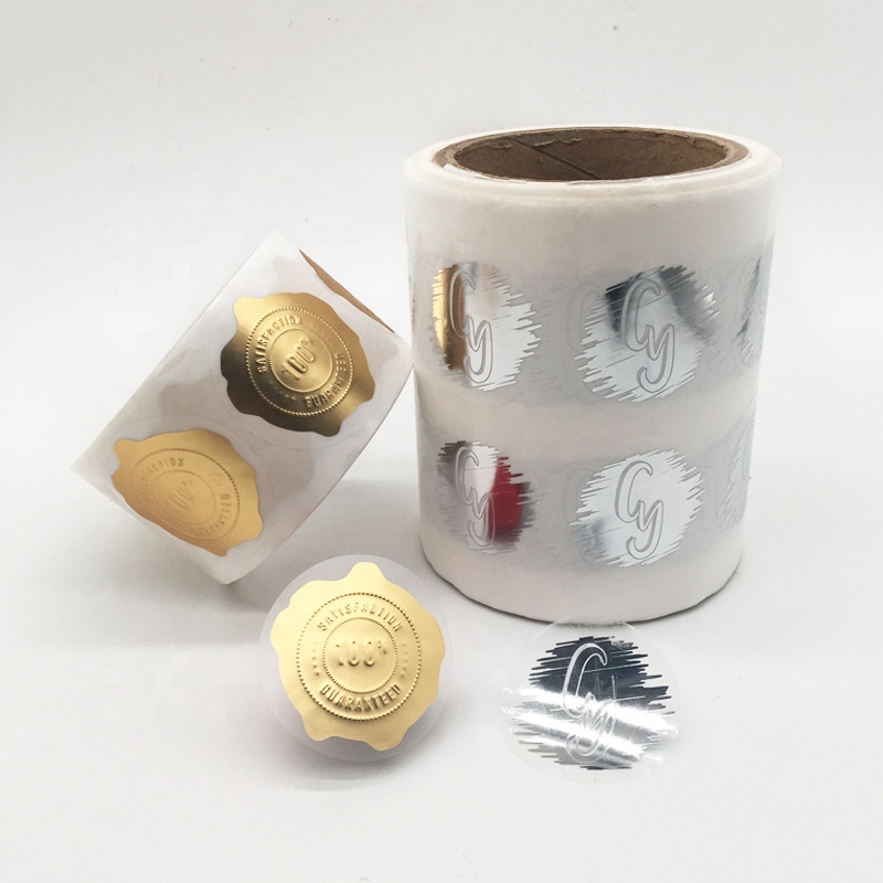 Logo Round Stickers Roll