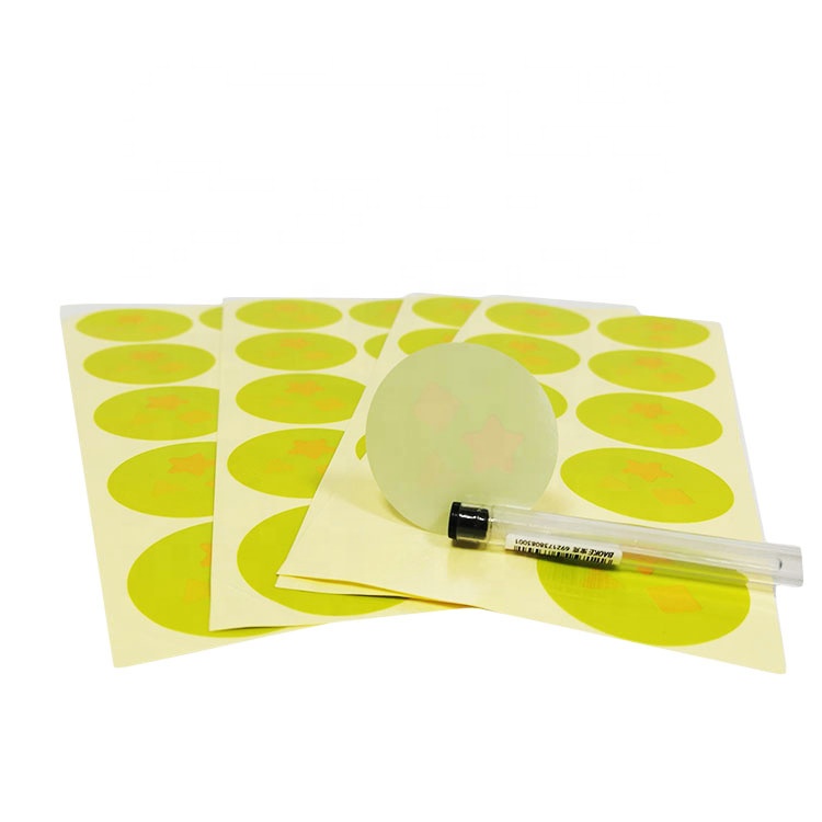 Peelable Plastic Sticker Sheet