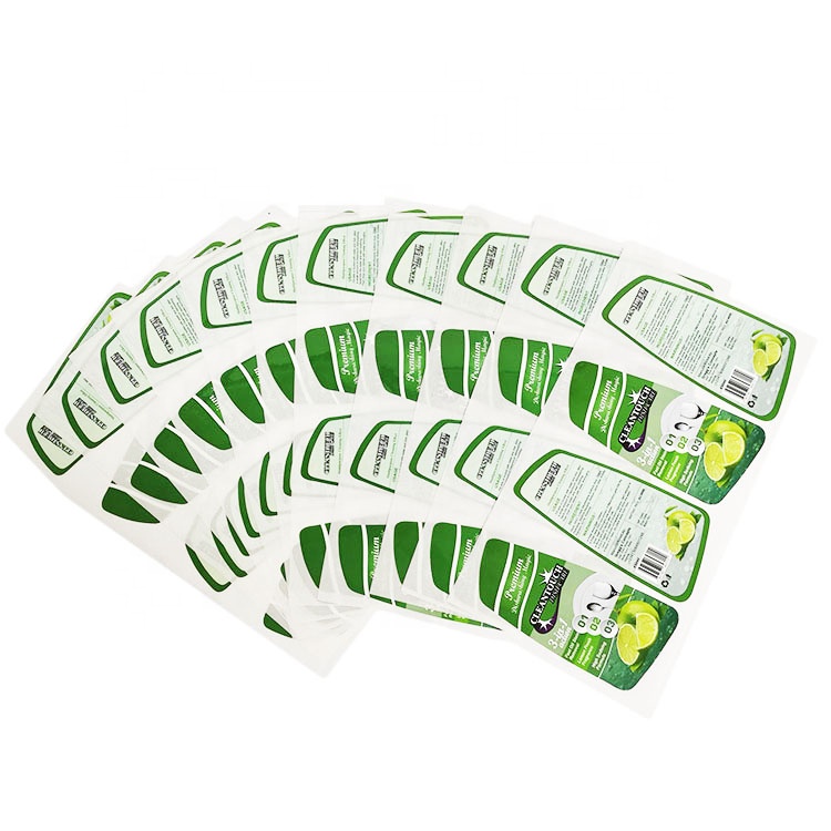 Peelable Plastic Sticker Sheet