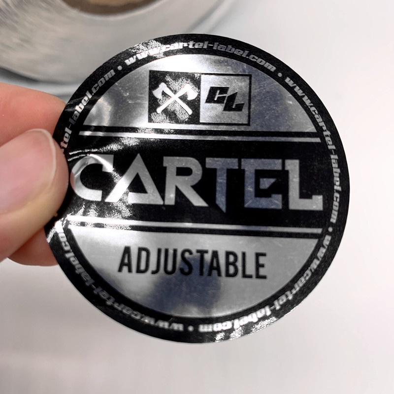 Polyester Foil Label Sticker Roll