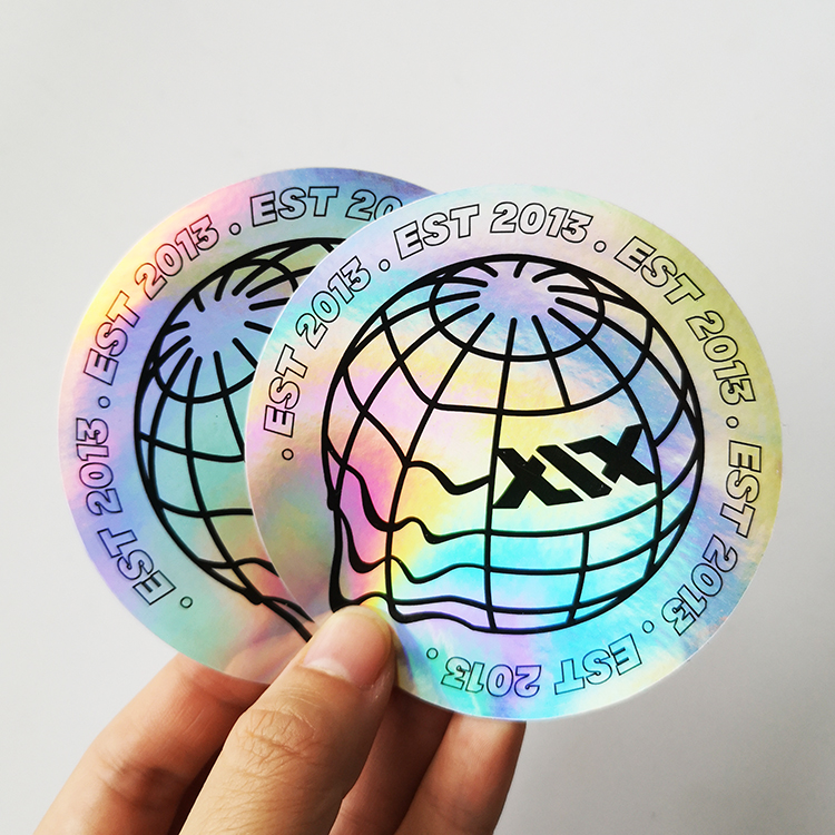 Rainbow Label Holographic Sticker