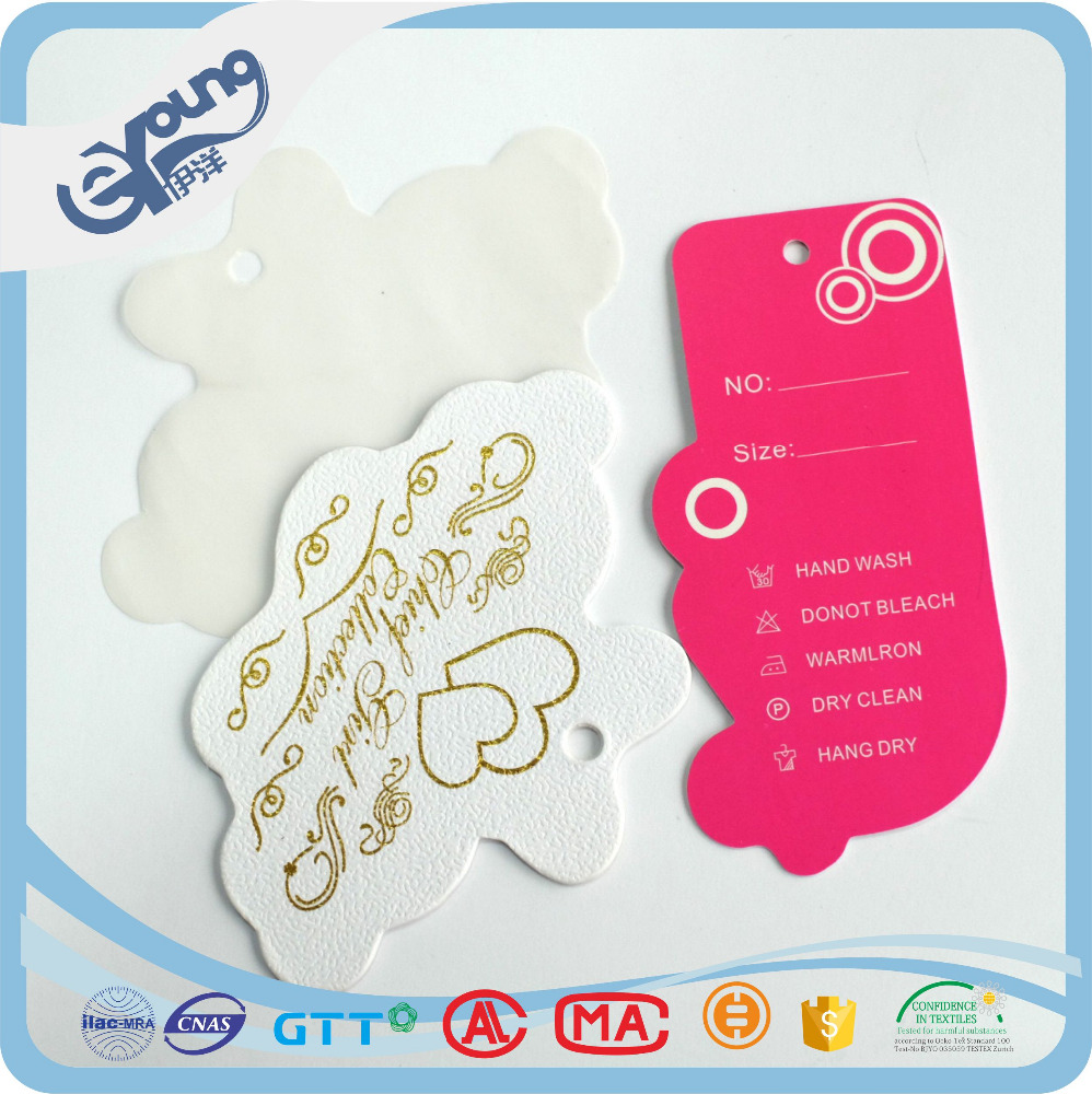 How to custom garment tags? In stock supply garment tags with cheap price