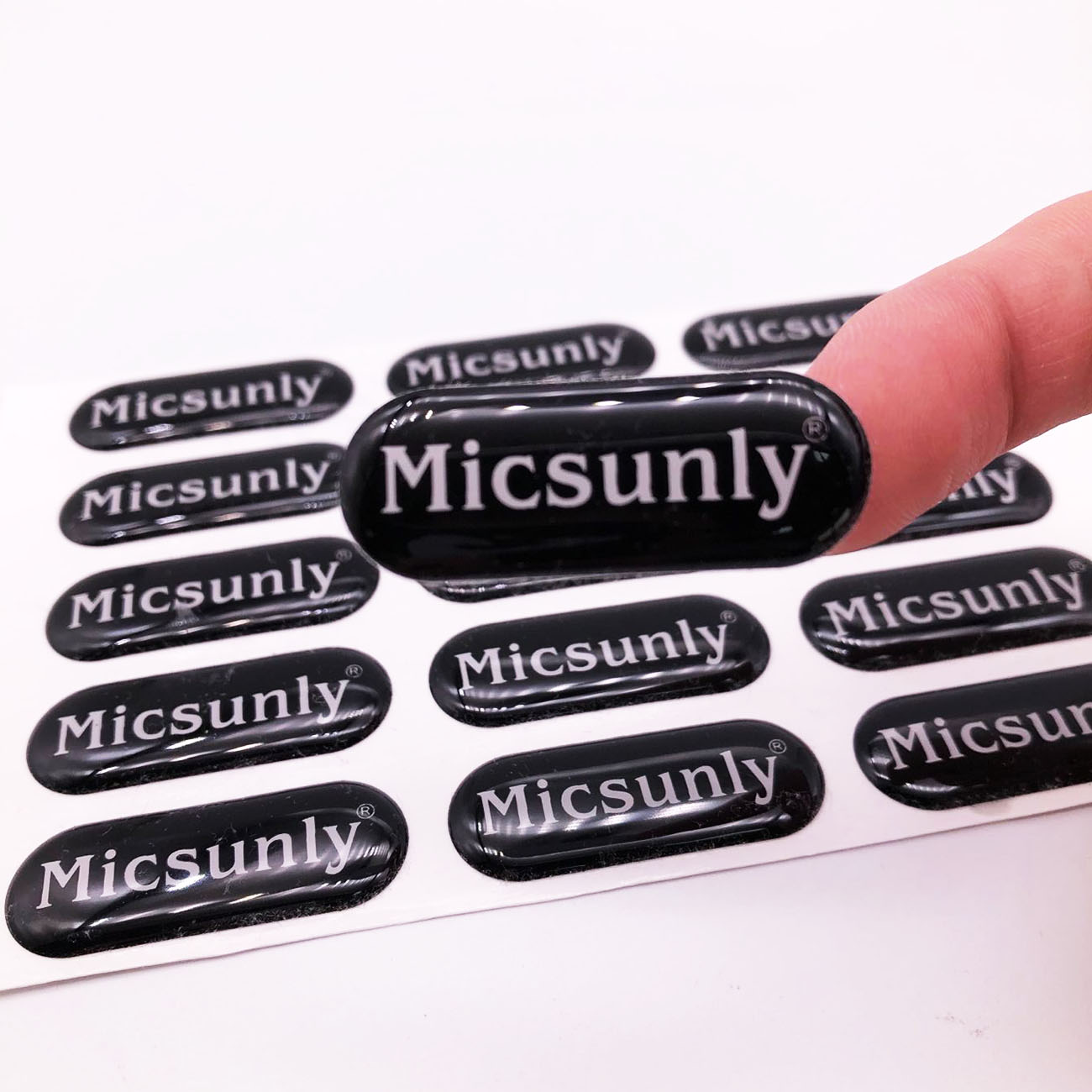 Self Adhesive Epoxy Dome Sticker