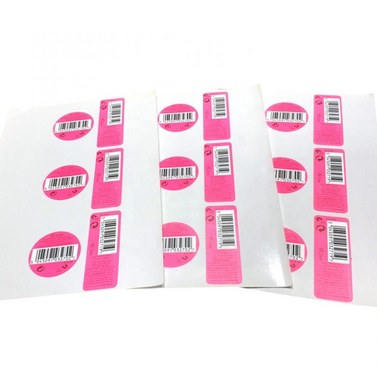 Serial Number Barcode Stickers