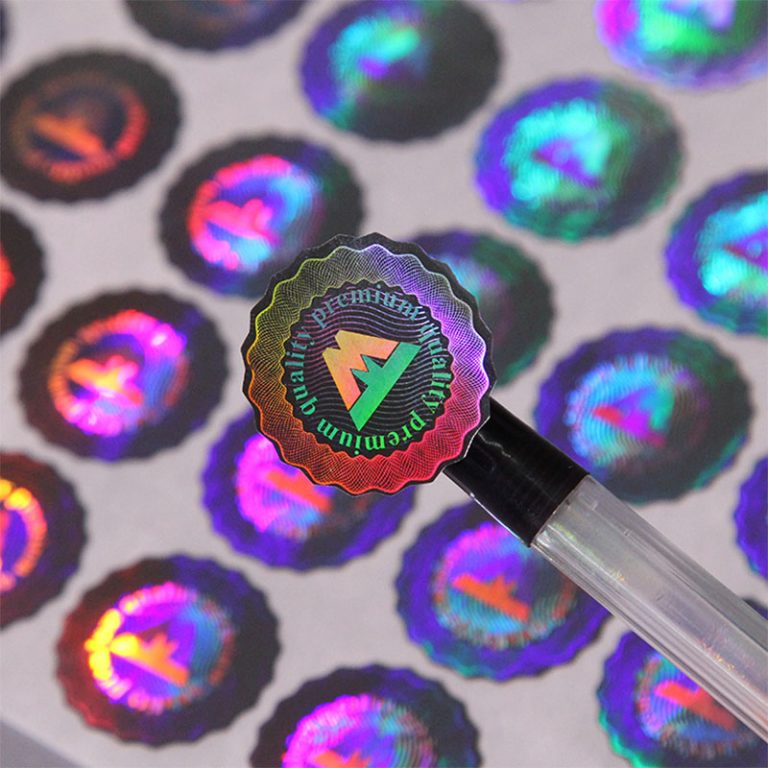 Serial Number Watermark Hologram Sticker