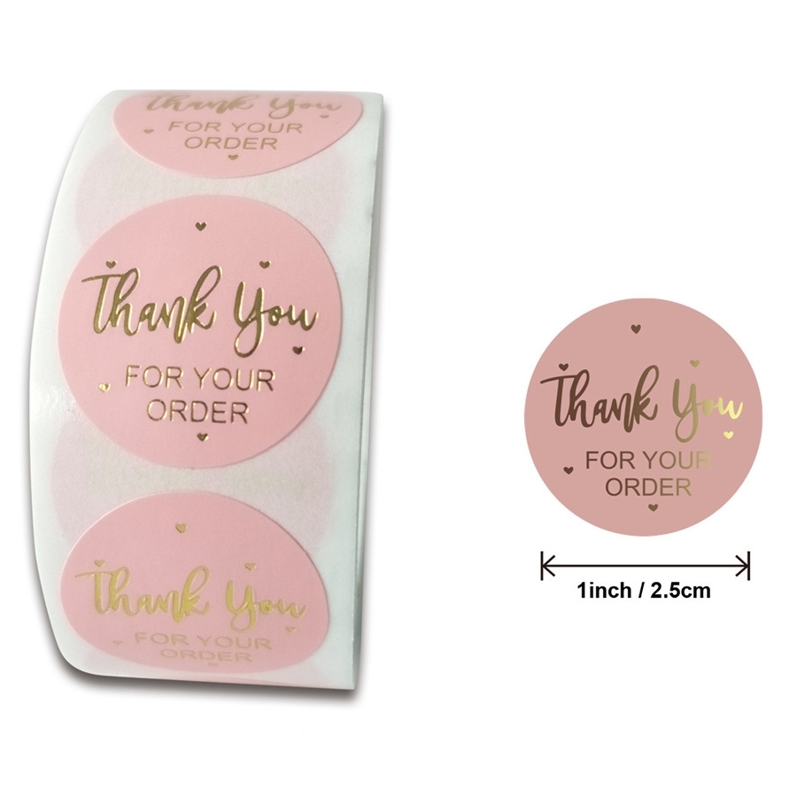 Thank You Order Sticker Roll