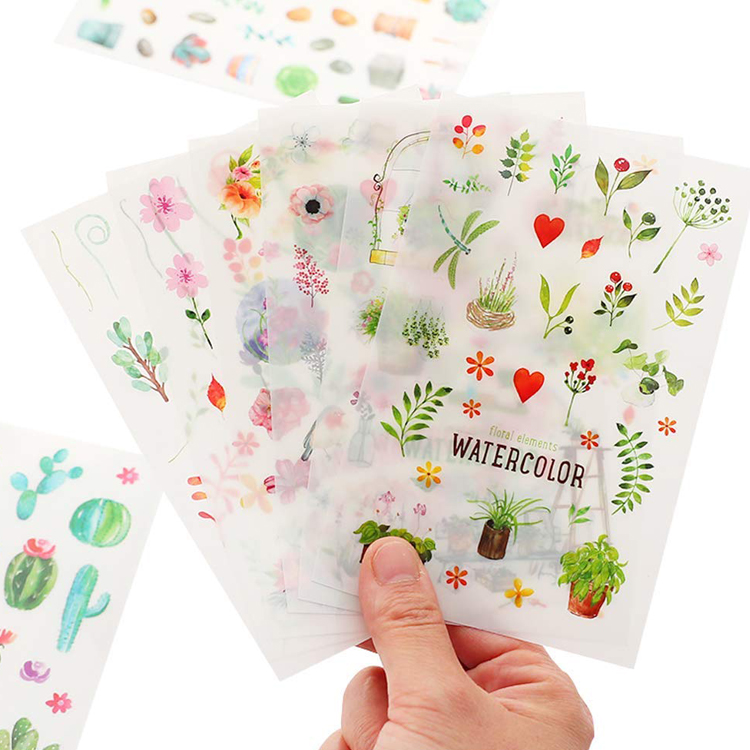 Transparent Vinyl Sticker Sheets