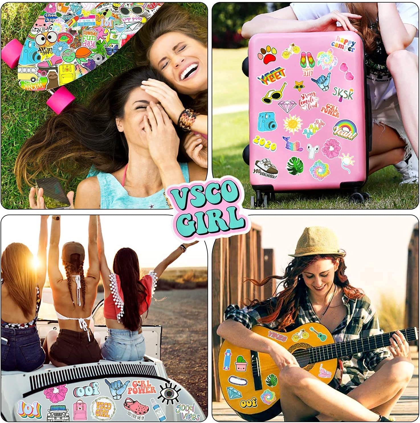 300 Pcs Stickers Pack (50-850pcs/pack)